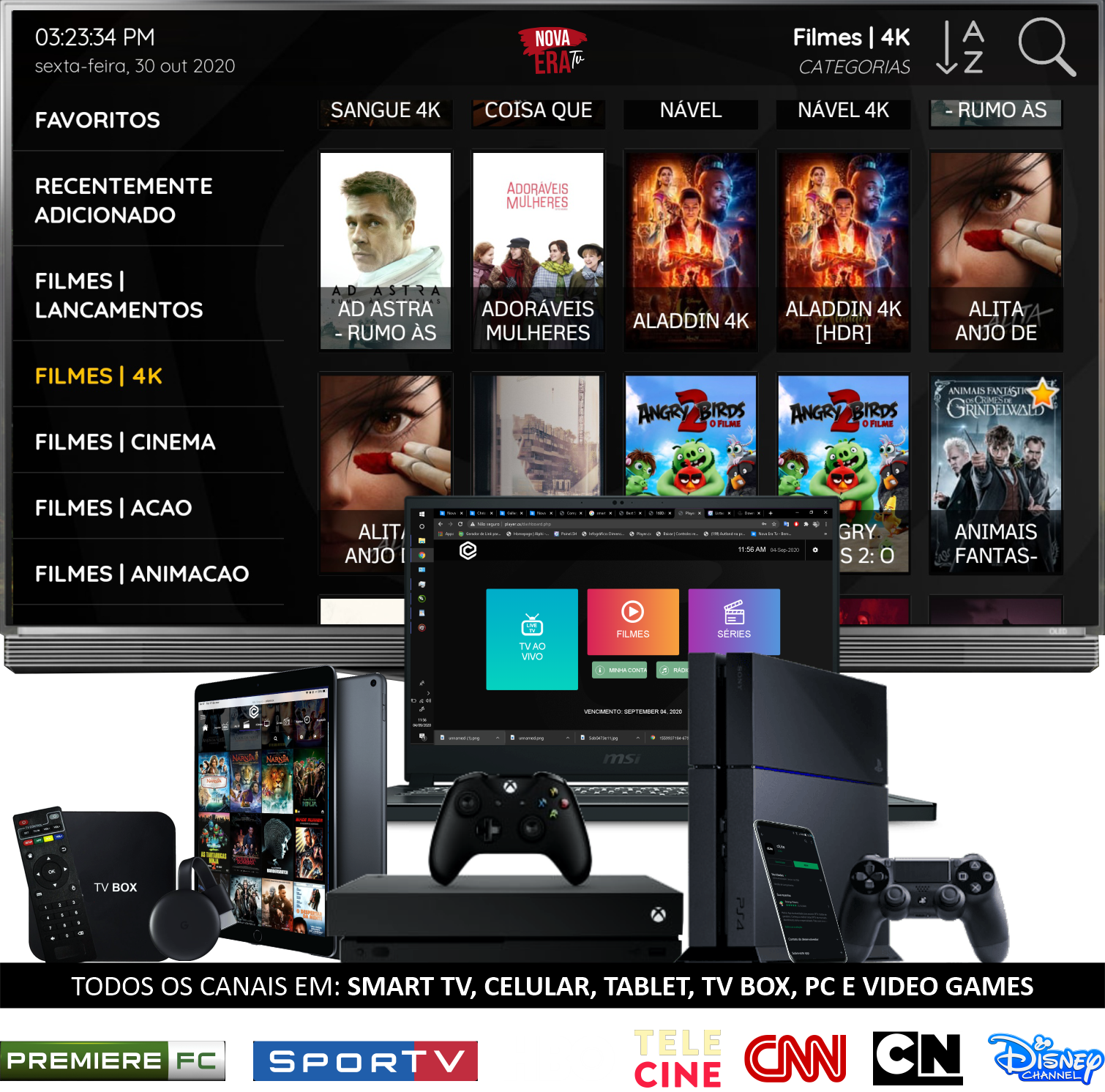 Nova Era Tv - CANAIS, FILMES E SÉRIES EM UM SÓ LUGAR